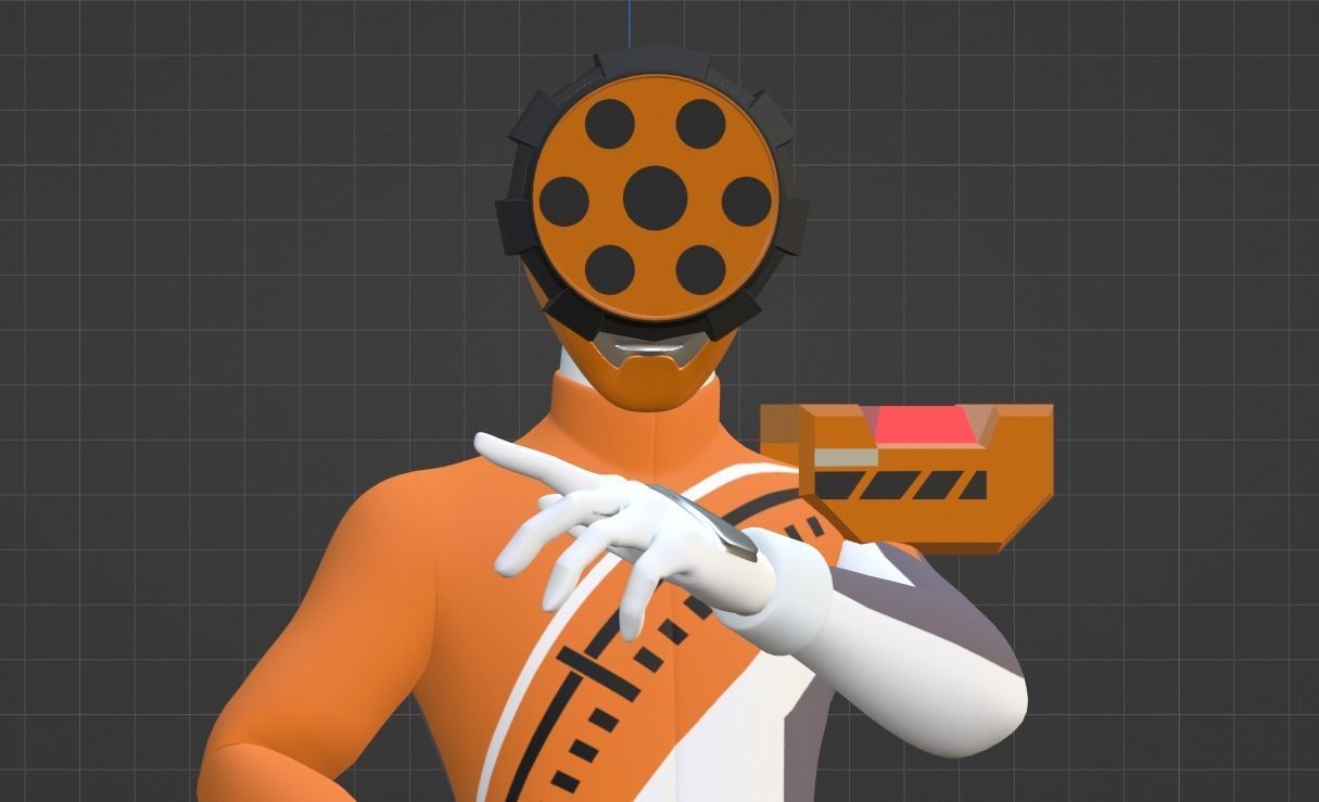 3D model Boon Orange - Boonboomger VR / AR / low-poly | CGTrader