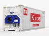 20ft K-LINE shipping Container Reefer CARRIER 3D model | CGTrader