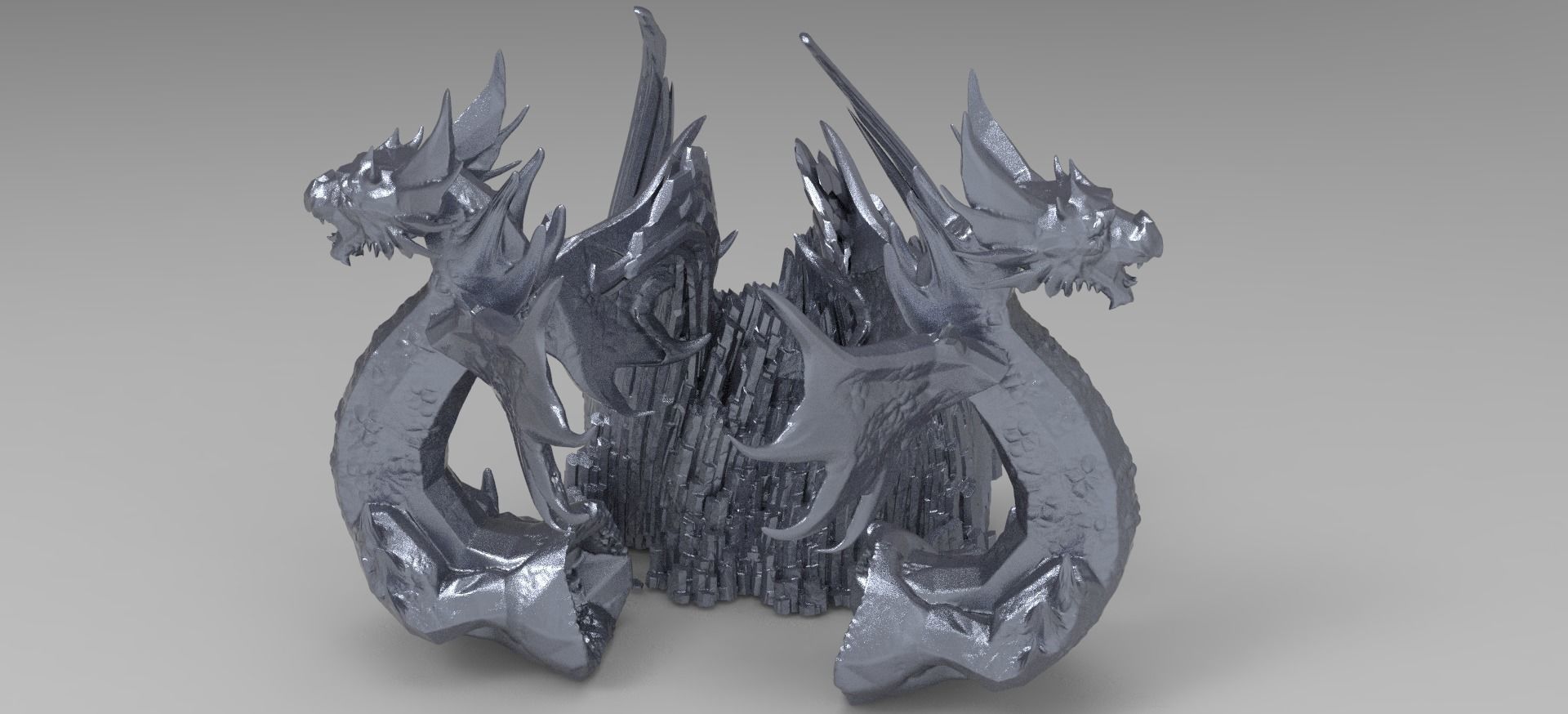 Druid Primeval dragon gate 3D model | CGTrader