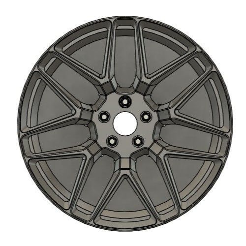 RTR TECH7 RIMS FOR DIECAST 64 SCALE 3D model 3D printable | CGTrader