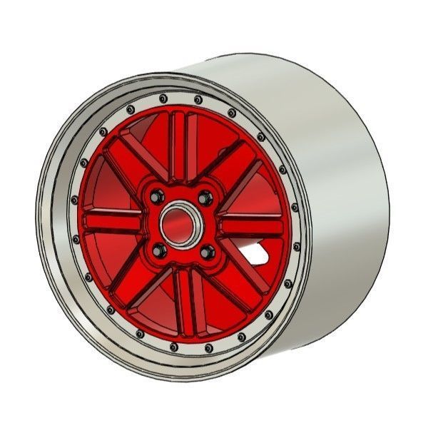 SSR MK-III RIMS FOR DIECAST 64 SCALE 3D model 3D printable | CGTrader