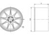 WORK EMOTION D9R RIMS FOR DIECAST 64 SCALE 3D model 3D printable | CGTrader