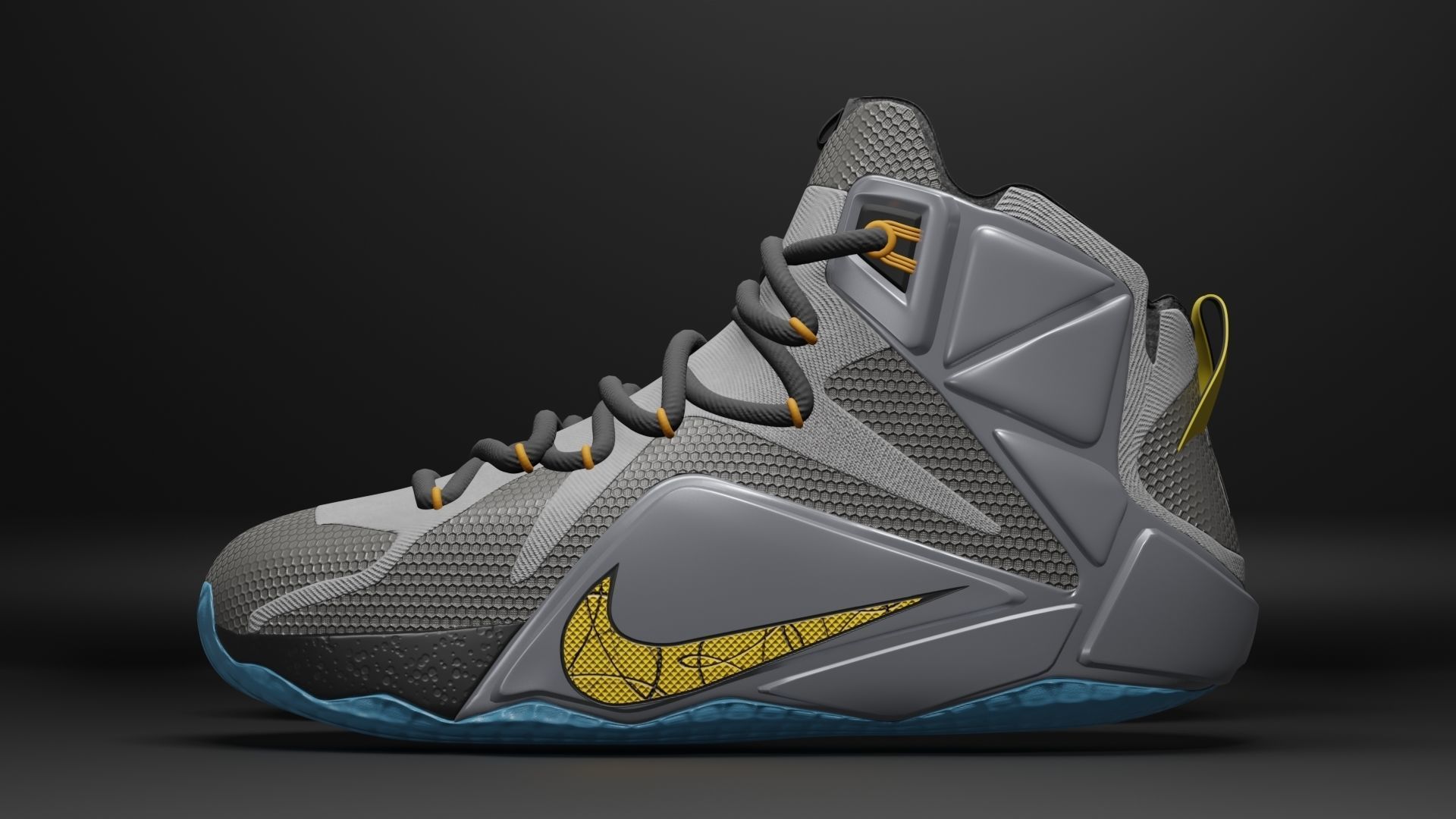 Nike Lebron Grey 3D model | CGTrader