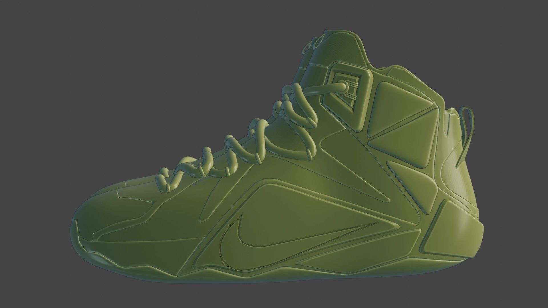 Nike Lebron doodle flower 3D model | CGTrader