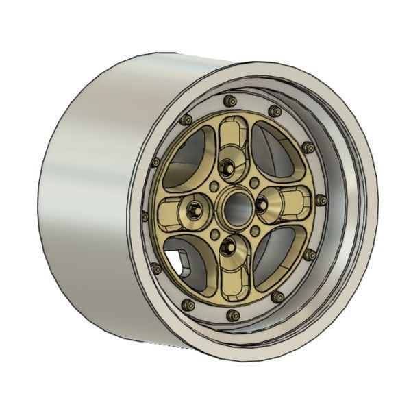 WORK EQUIP 40 RIMS FOR DIECAST 64 SCALE 3D model 3D printable | CGTrader