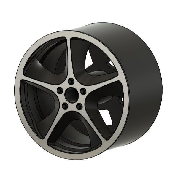WORK STEEZ PALASHA RIMS FOR DIECAST 64 SCALE 3D model 3D printable ...