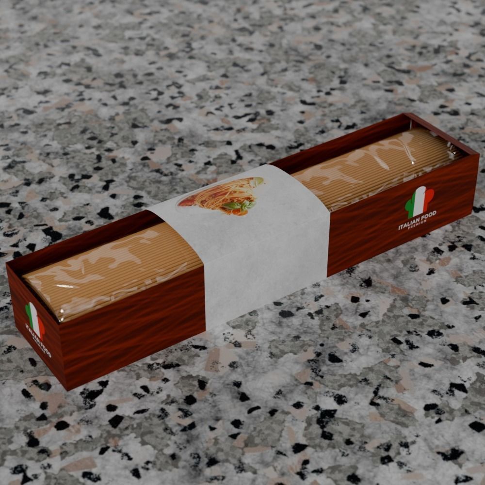 3D model Wholegrain Spaghetti VR / AR / low-poly | CGTrader