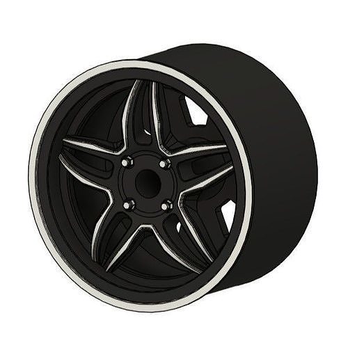 WORK STEEZ RACENTO RIMS FOR DIECAST 64 SCALE 3D model 3D printable ...