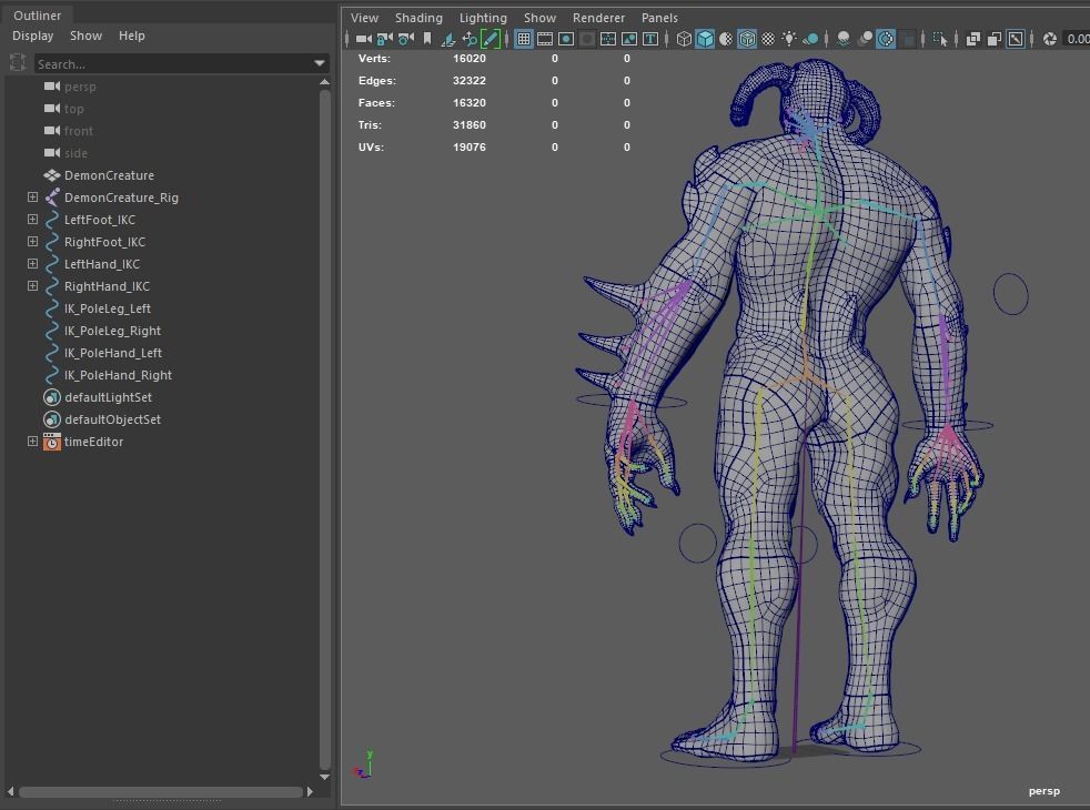 3D model Demon Creature - Dungeon Warden VR / AR / low-poly | CGTrader