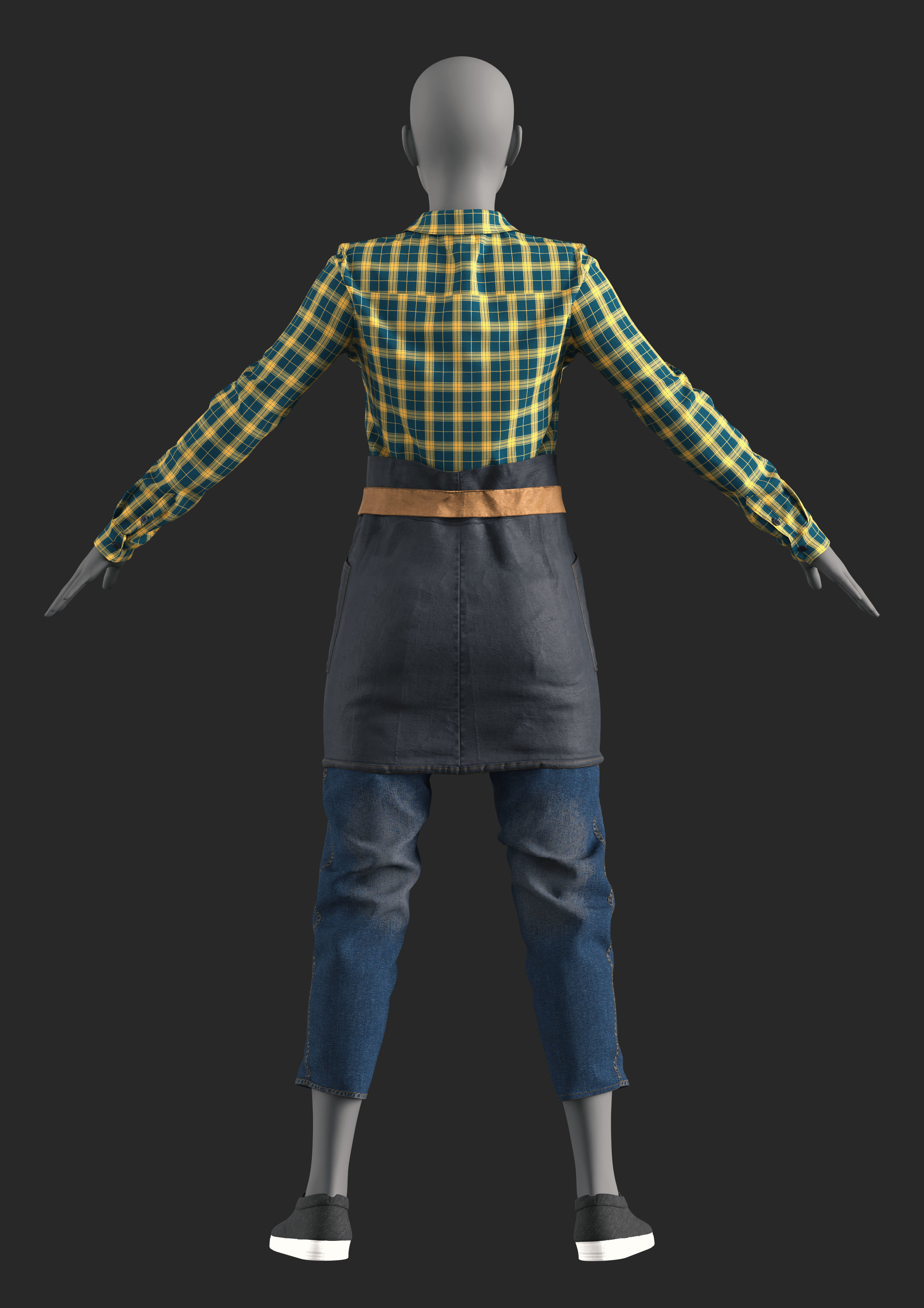 Girls Outfit 77 - Marvelous Designer 3D model | CGTrader