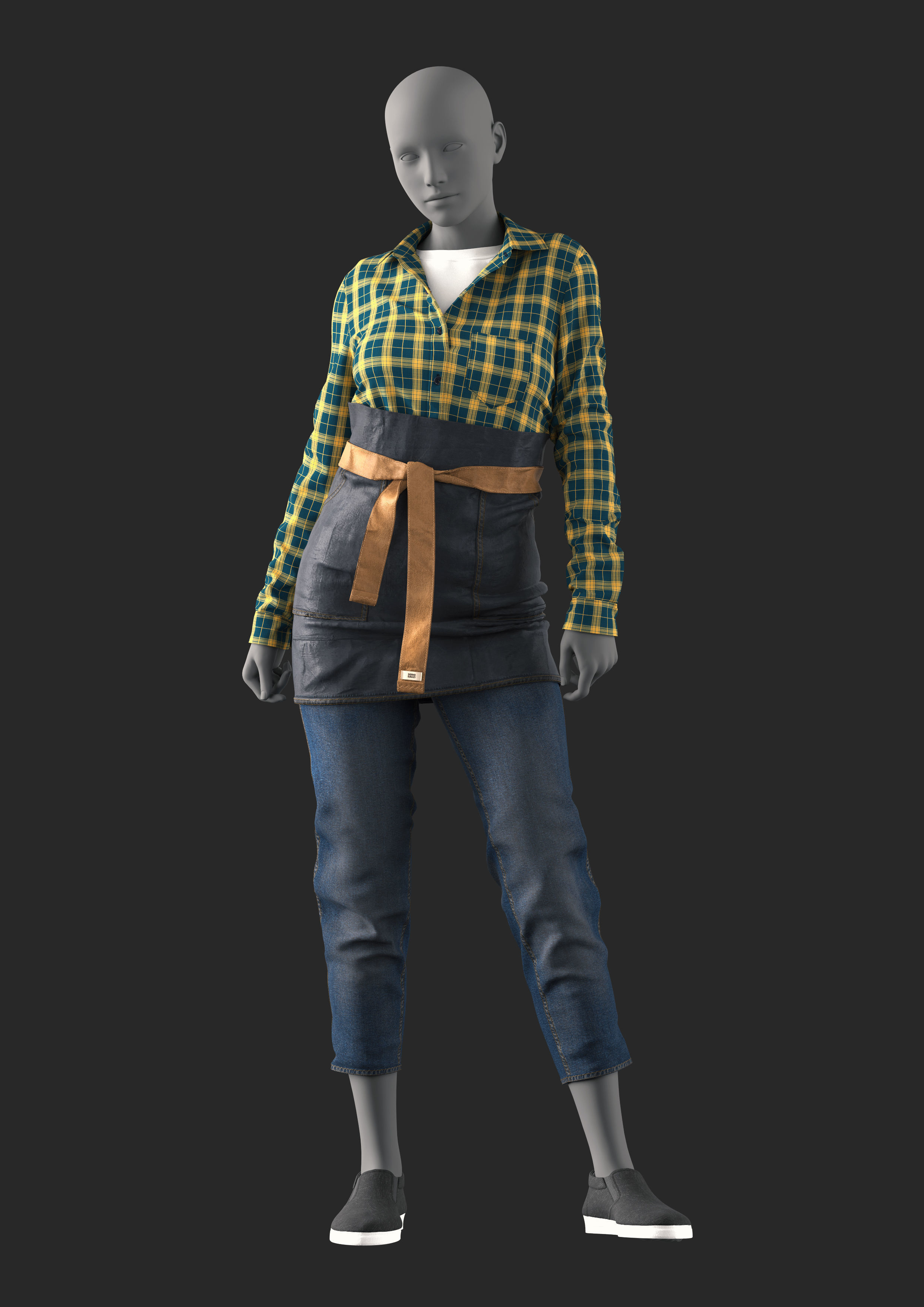 Girls Outfit 77 - Marvelous Designer 3D model | CGTrader