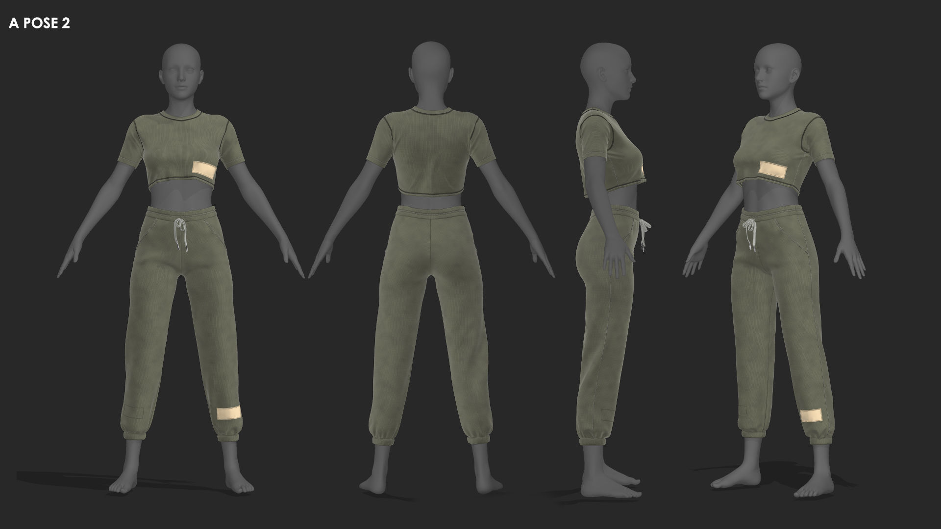 Girls Outfit 81 - Marvelous Designer 3D model | CGTrader