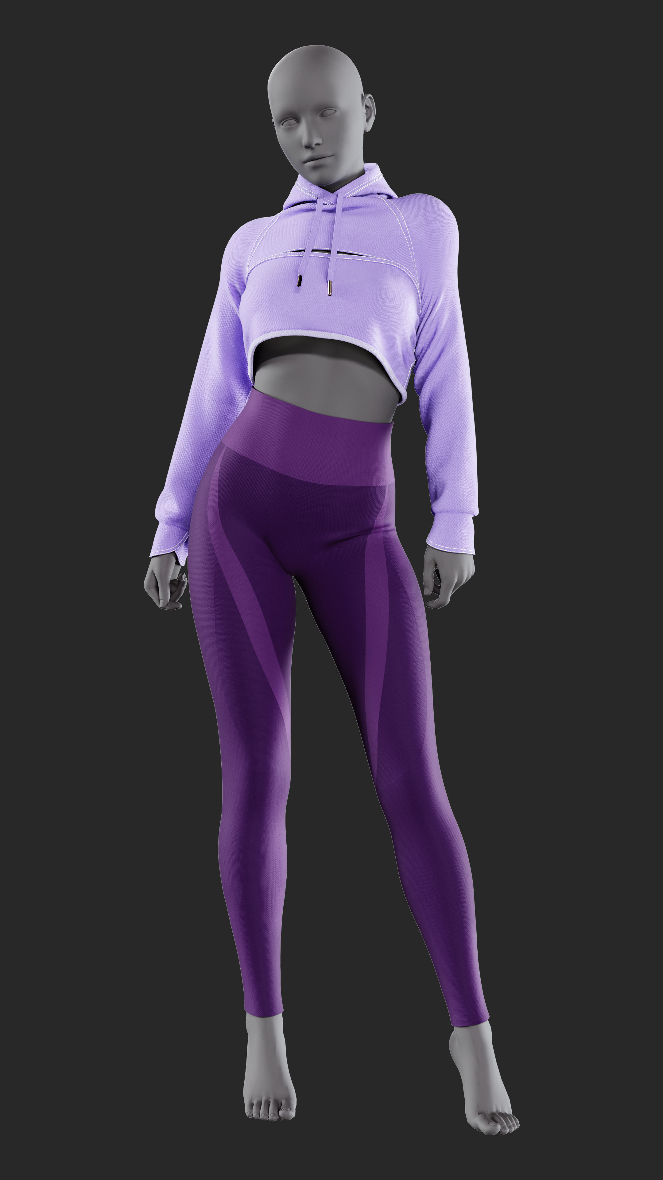 Girls Outfit 81 - Marvelous Designer 3D model | CGTrader