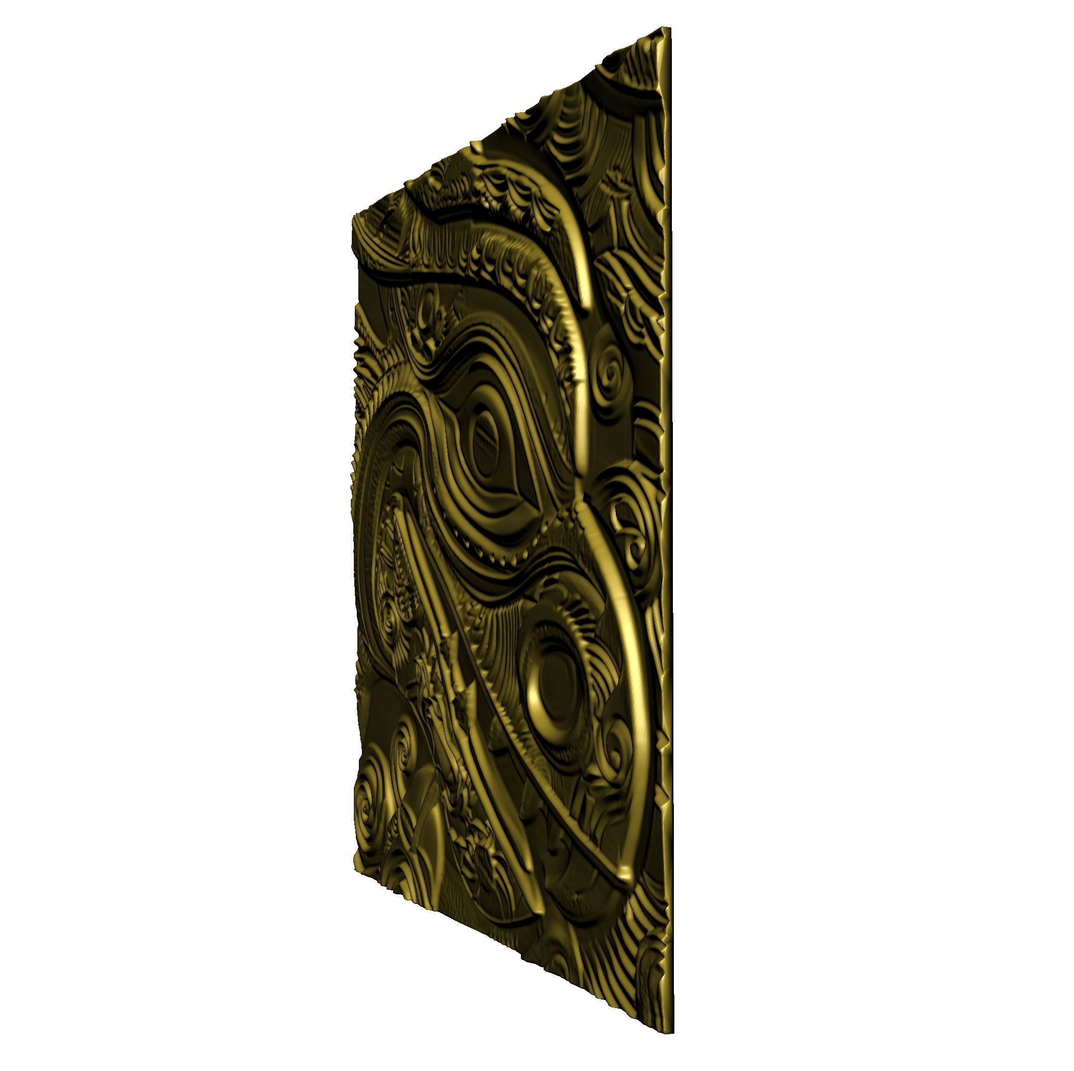 Bas-relief aboriginal art CNC 3D relief wallart 3D model 3D printable ...