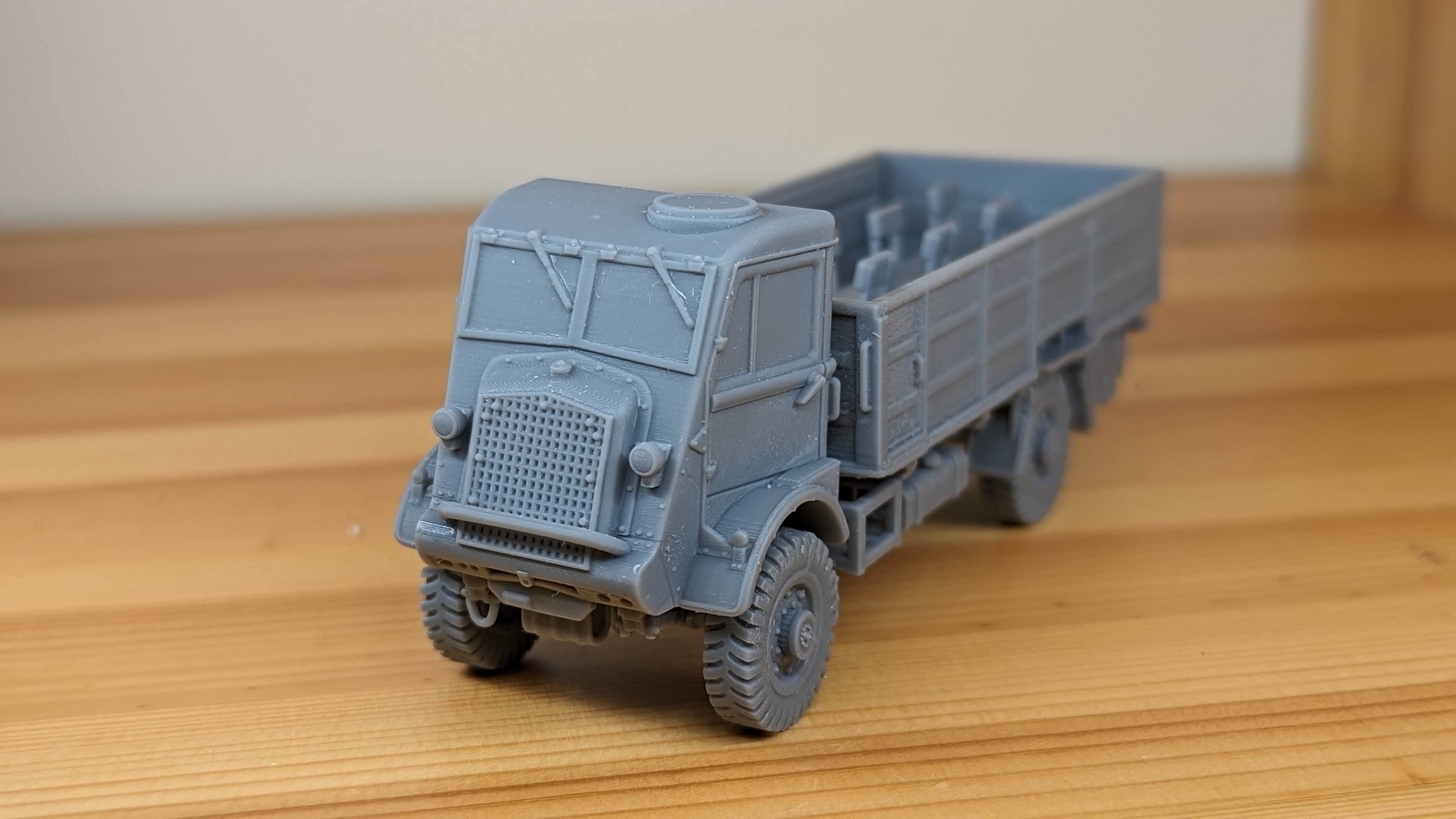 3-ton Truck Bedford QLT - UK - WW2 3D model 3D printable | CGTrader