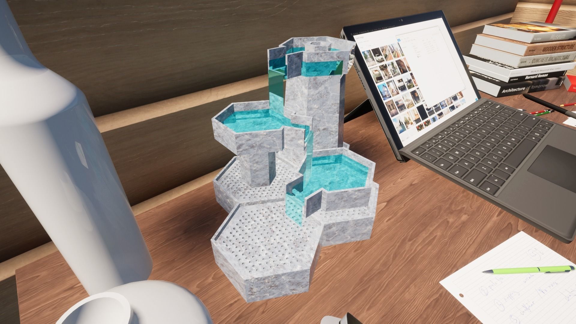 Geometry Water Flow free 3D model 3D printable | CGTrader