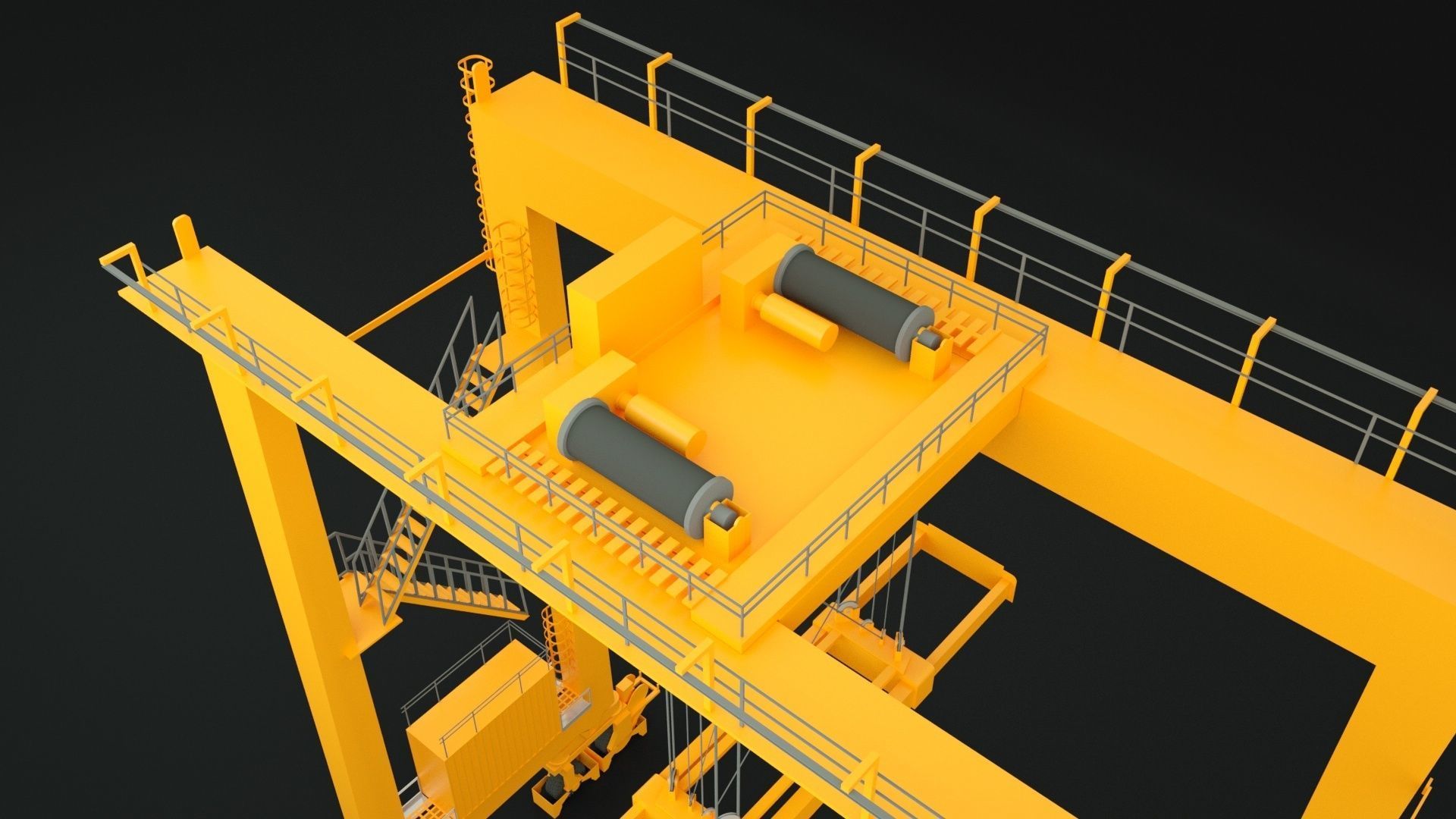 Crane 3D Model 3D model | CGTrader