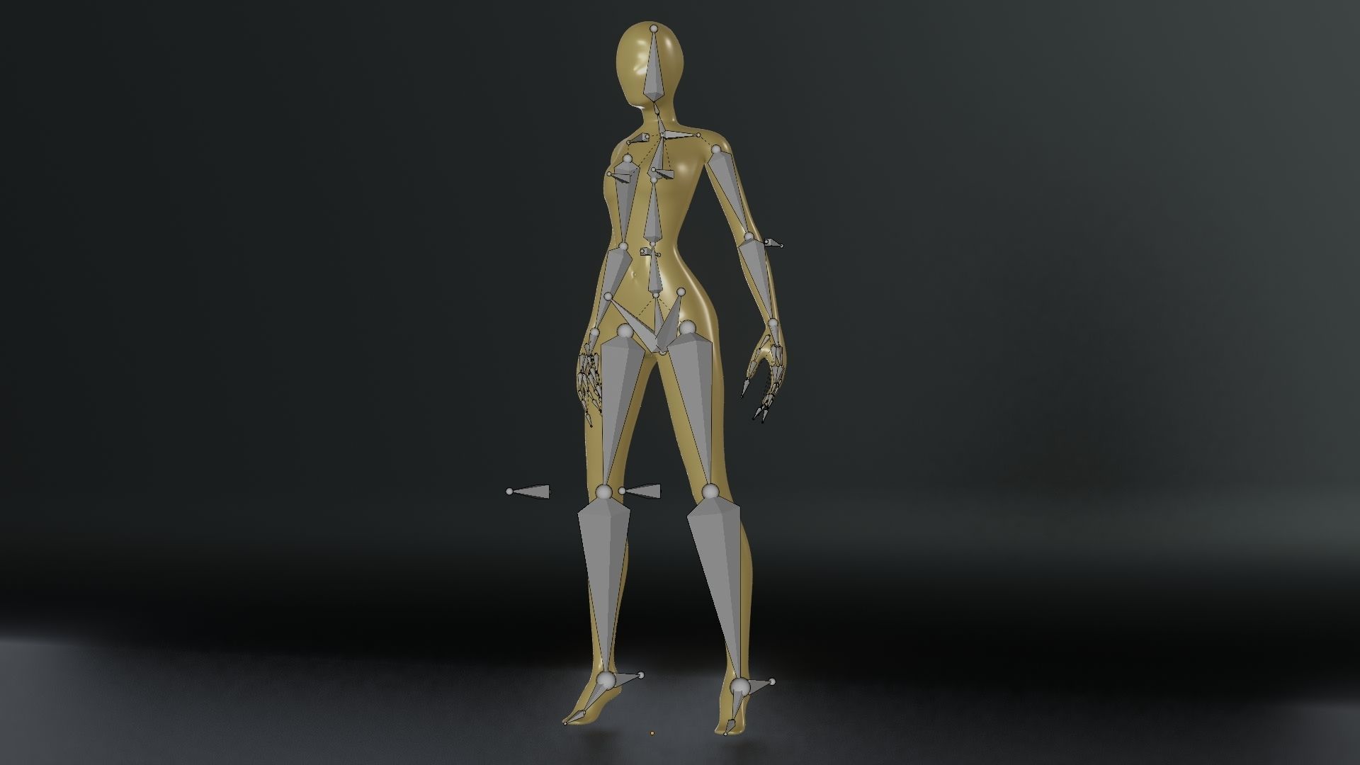 3D model Female Body Base Model - Rigged VR / AR / low-poly | CGTrader