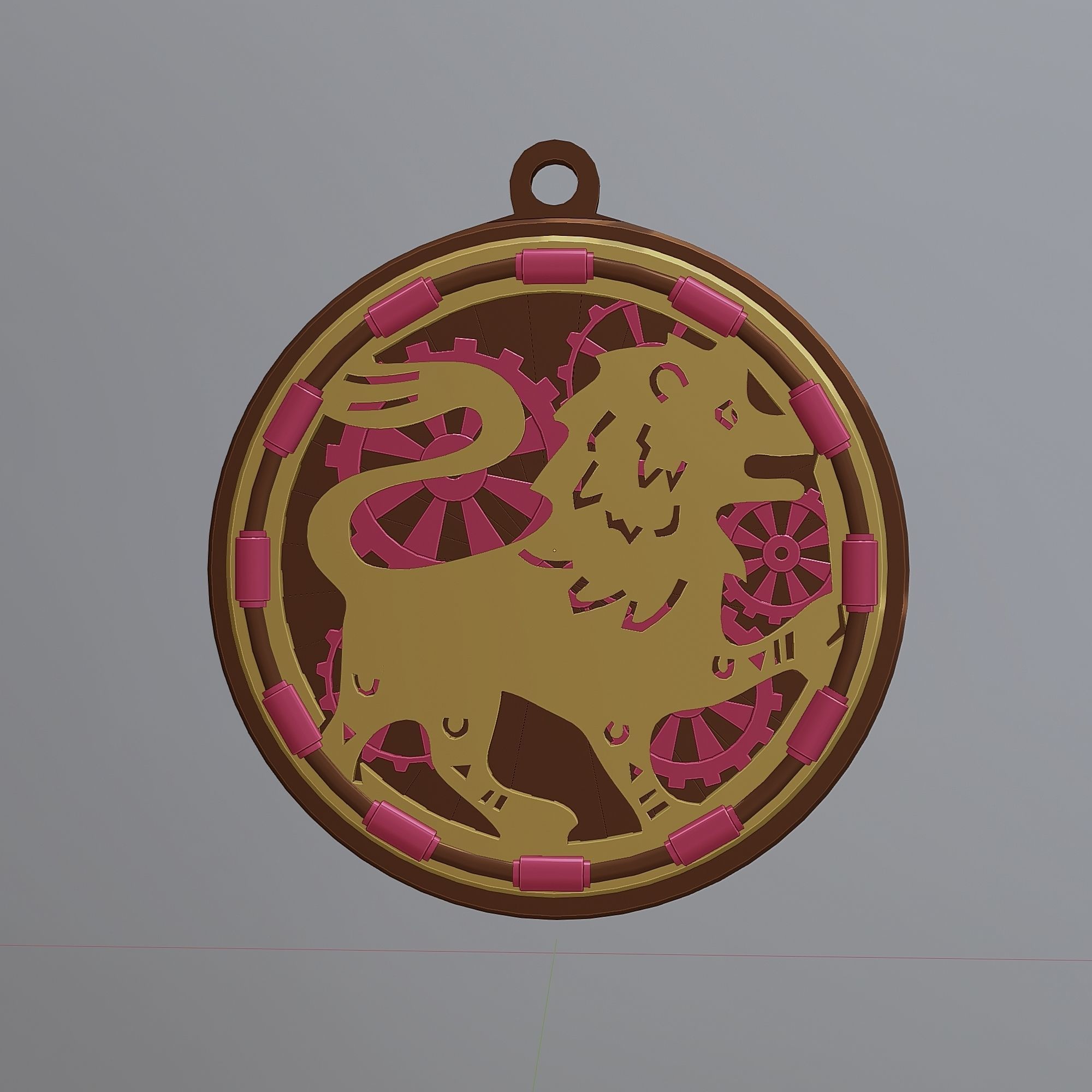 3D model Zodiac sign Leo VR / AR / low-poly | CGTrader