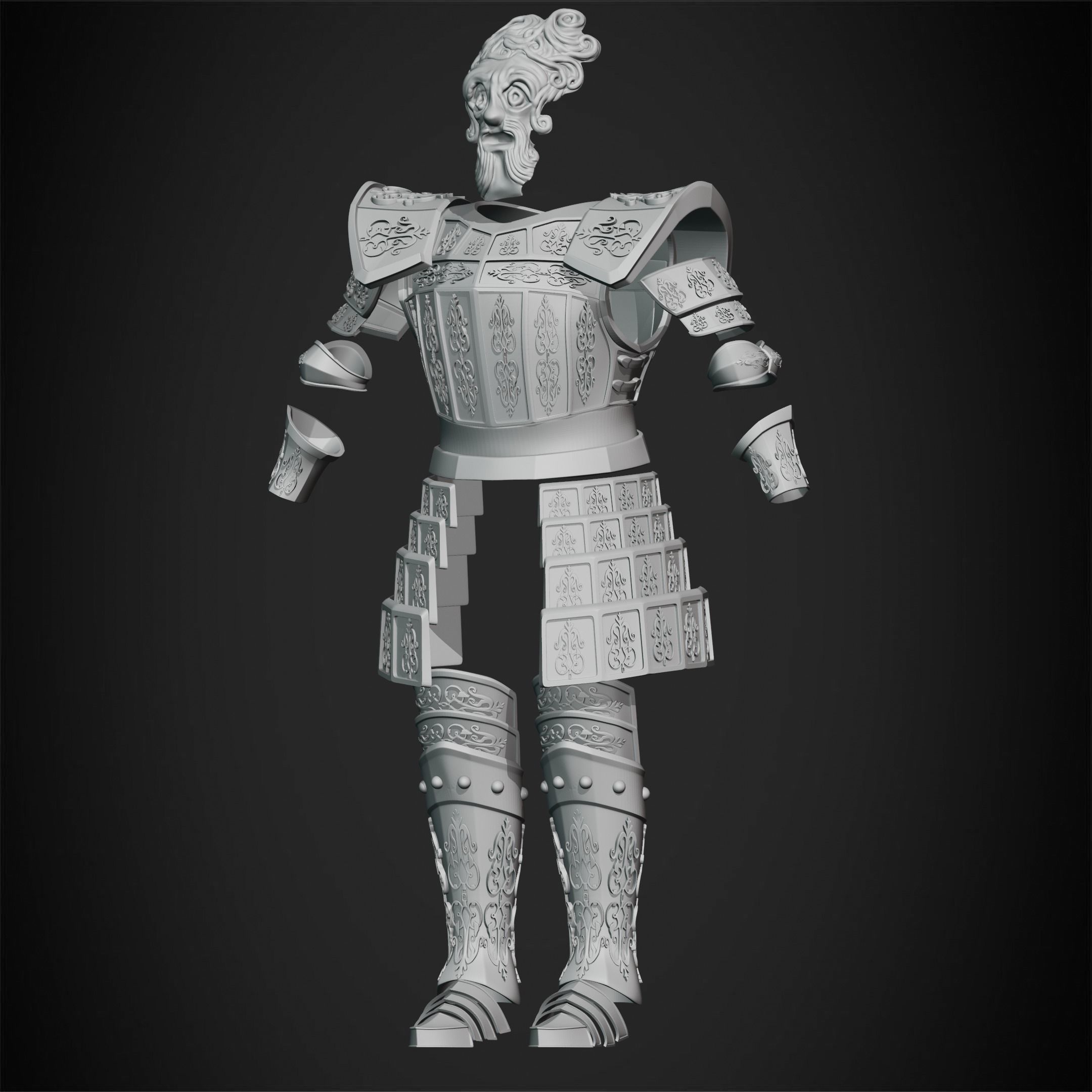 Dark Souls Giant Dad Full Armor and Sword for Cosplay 3D Model ...