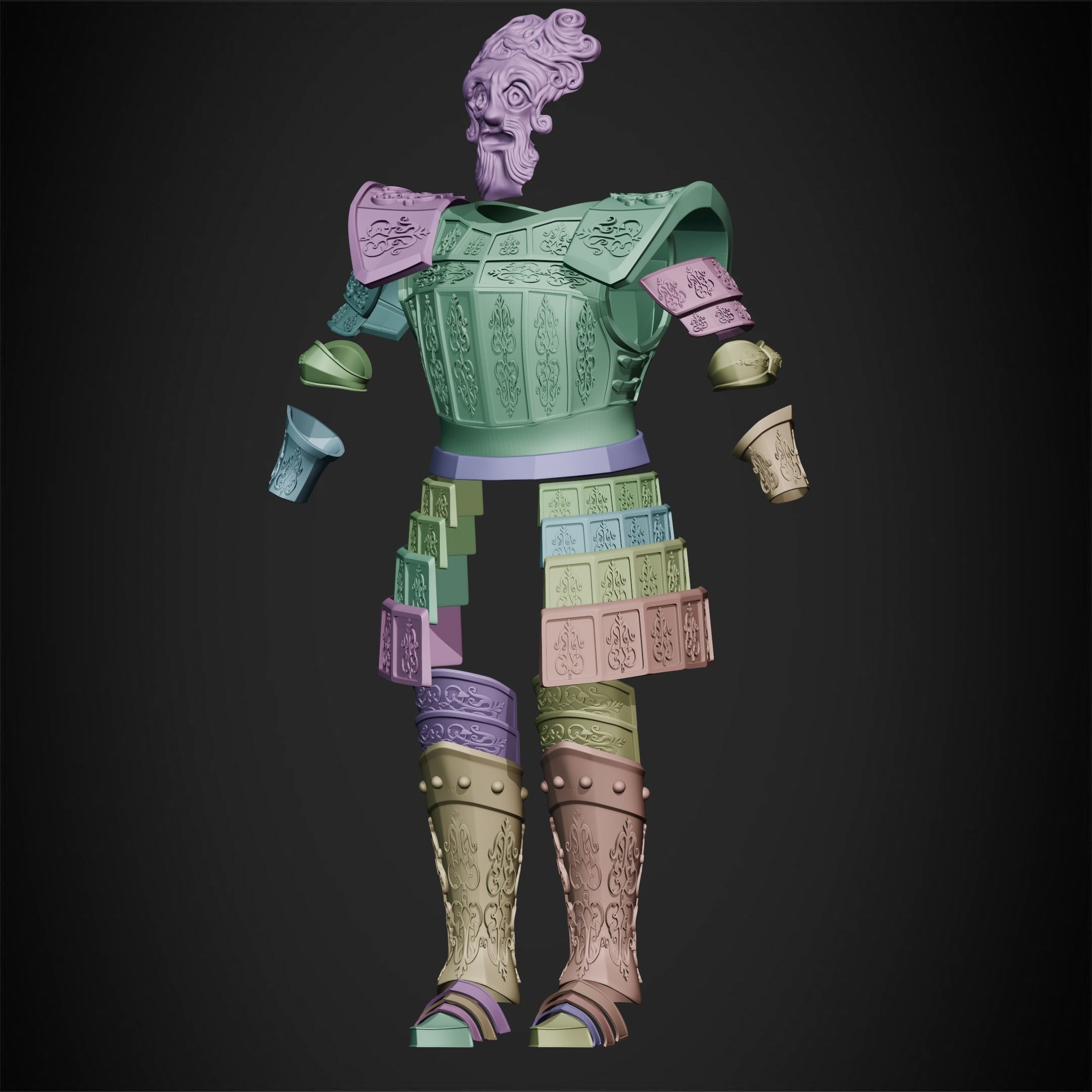 Dark Souls Giant Dad Full Armor and Sword for Cosplay 3D Model ...