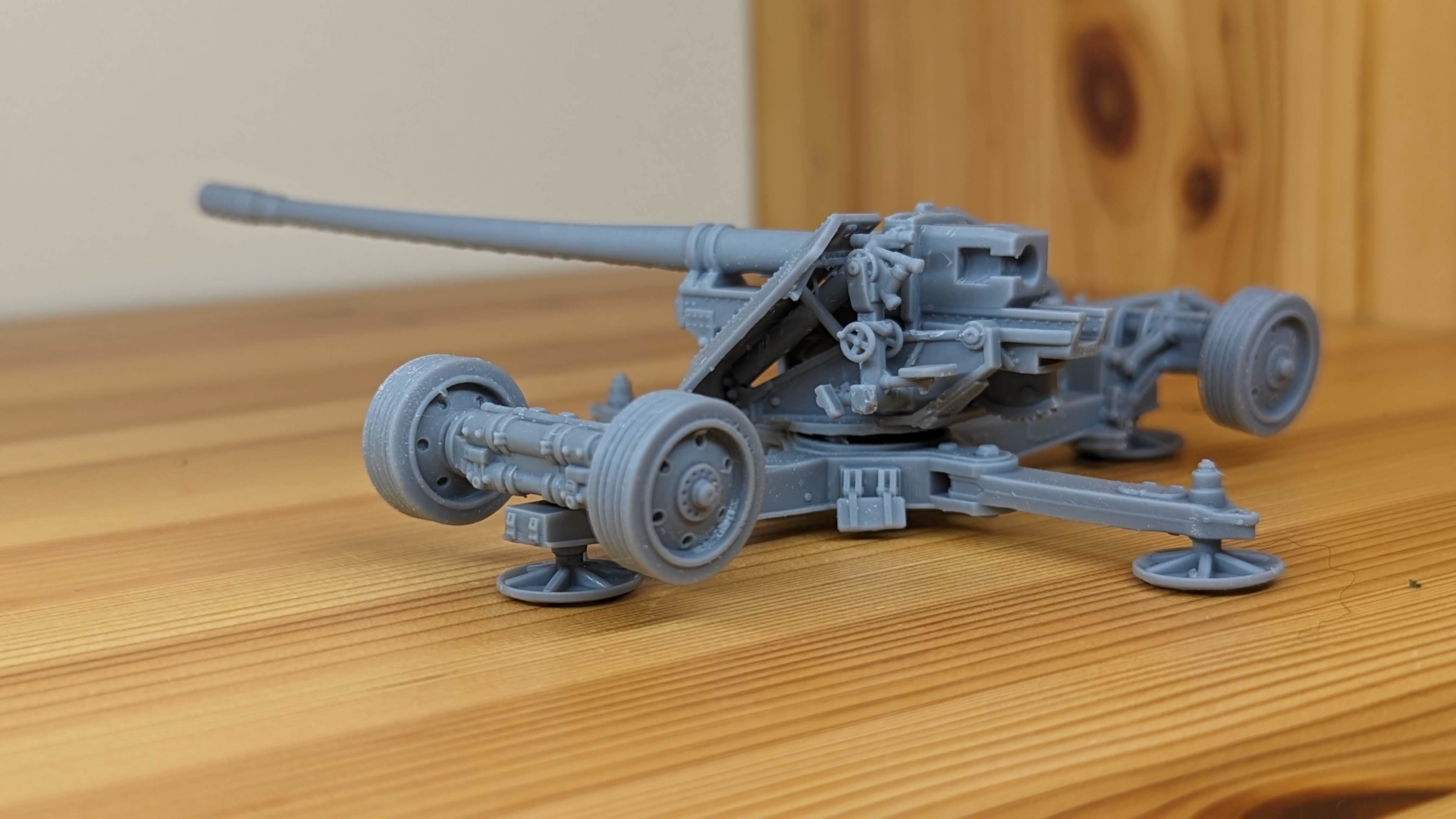 128mm anti-tank gun - Pak 44 - Germany - WW2 3D model 3D printable ...