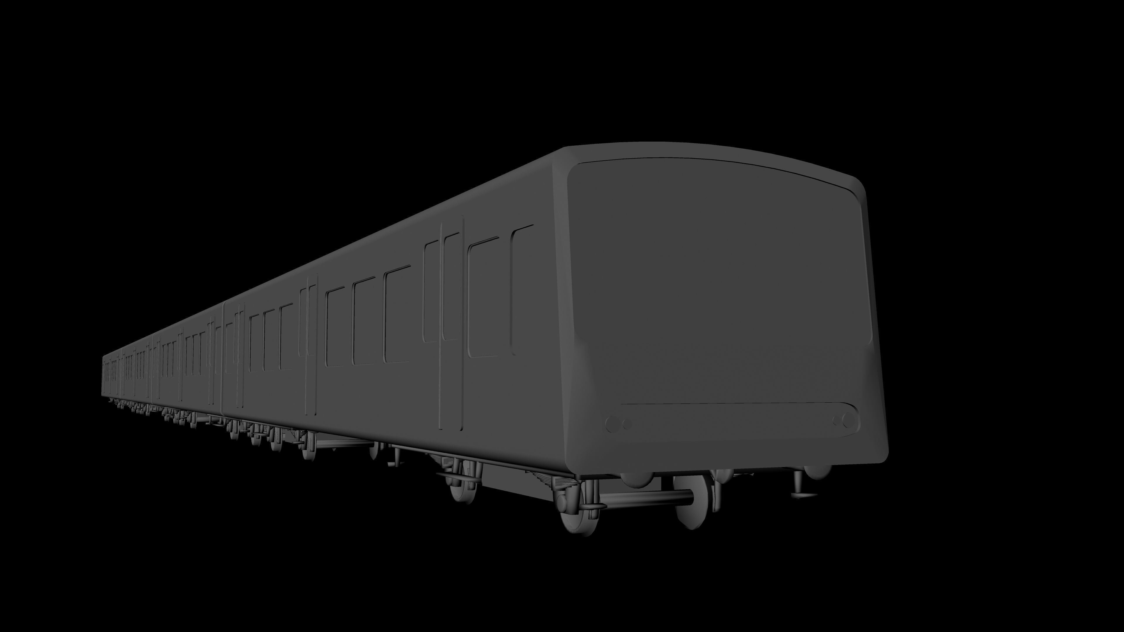 3D model Helsinki Old Metro Train VR / AR / low-poly | CGTrader