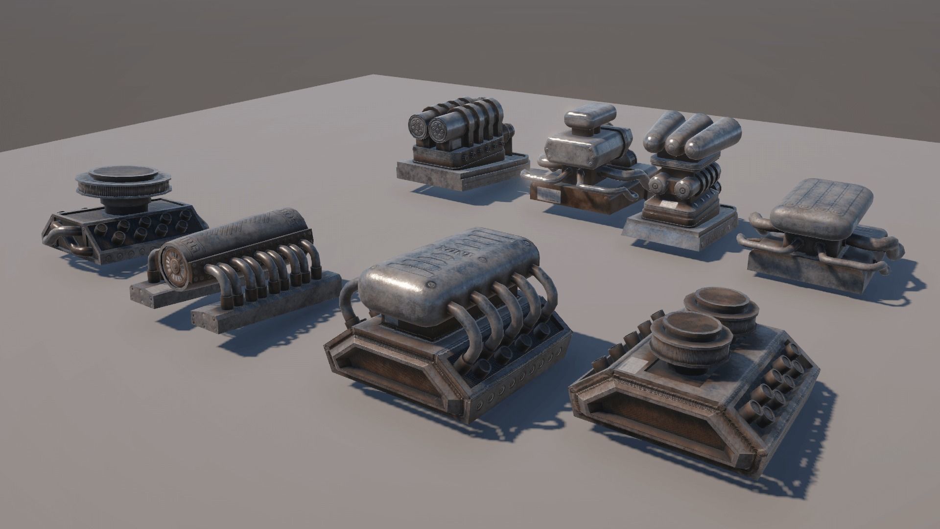 3D model Car Engines Collection VR / AR / low-poly | CGTrader