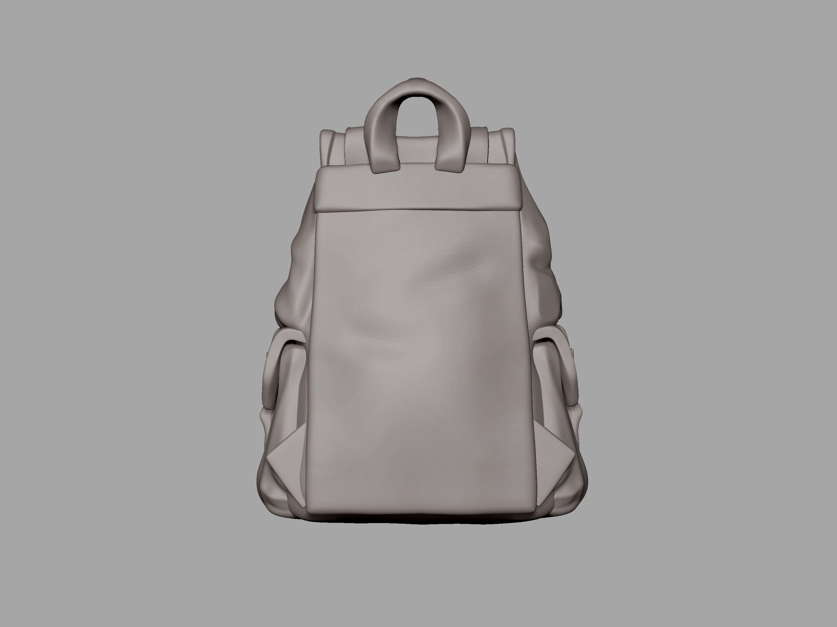 Stylized backpack 3D model 3D printable | CGTrader