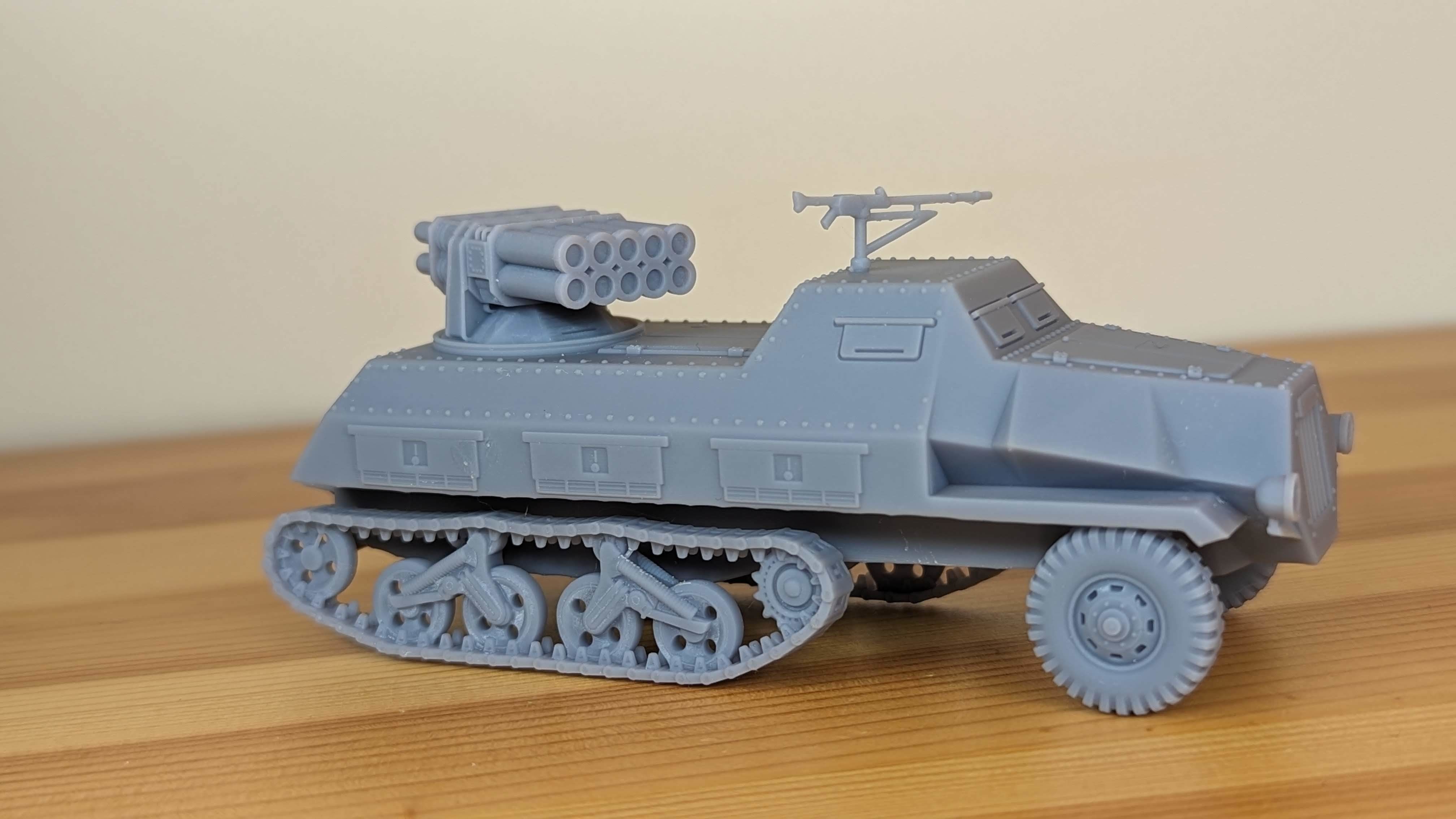 Half-track Sd-Kfz-4 Panzerwerfer - Germany - WW2 3D model 3D printable ...