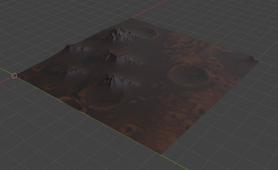 Mars Terrain 4 3D model | CGTrader
