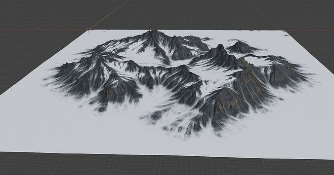 Snow Mountain free 3D model | CGTrader