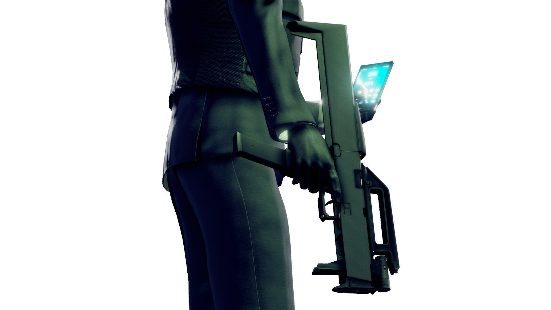 3D model Futuristic Security Guard VR / AR / low-poly | CGTrader