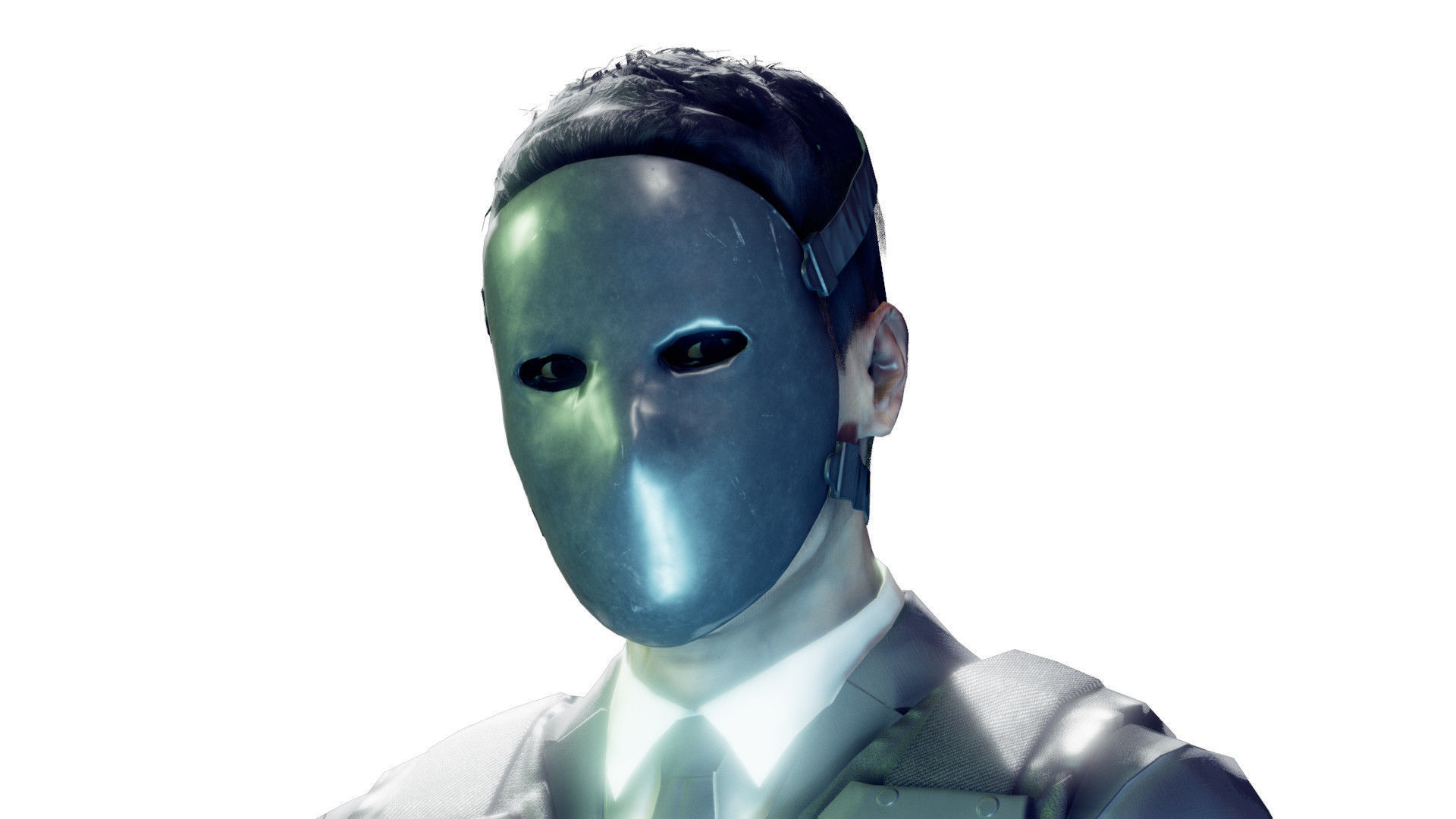 3D model Futuristic Security Guard VR / AR / low-poly | CGTrader