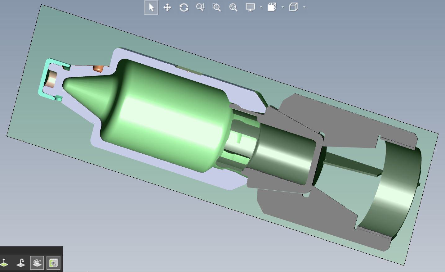 AO1 AO1 Sch Submunition for cluster avia bomb 3D printable 3D model ...