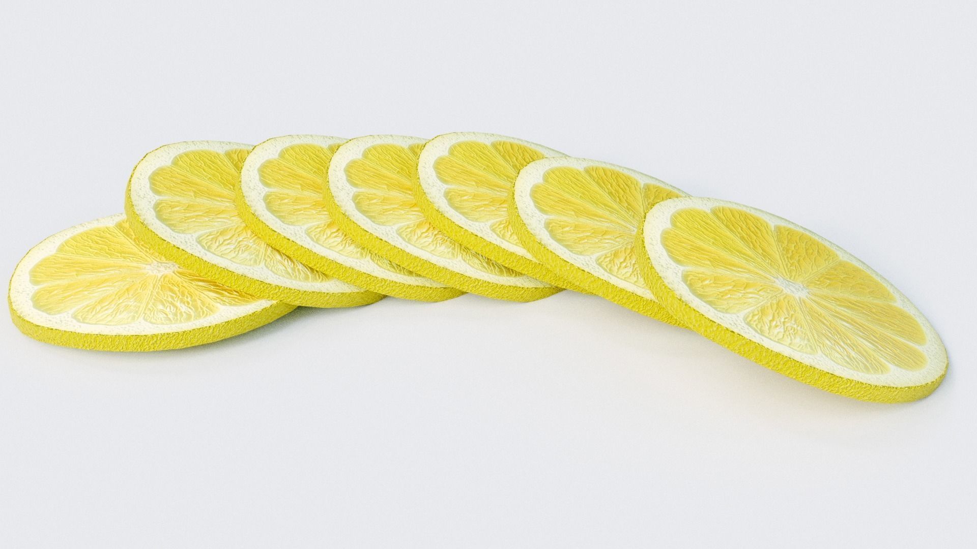 3D model Lemon Half 3D Model - Blender Cycles Render VR / AR / low-poly ...