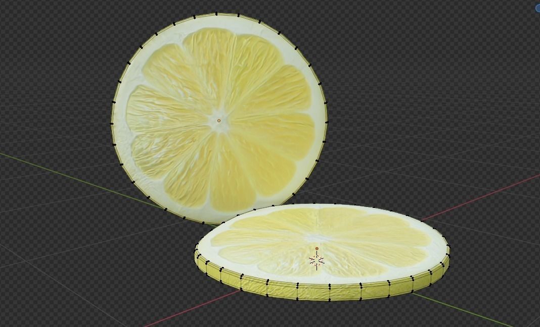 3D model Lemon Half 3D Model - Blender Cycles Render VR / AR / low-poly | CGTrader