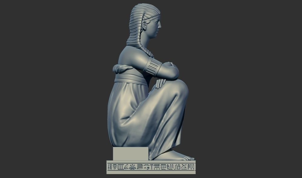 ancient egyptian Priestess of Isis 3d printable model 3D model 3D ...
