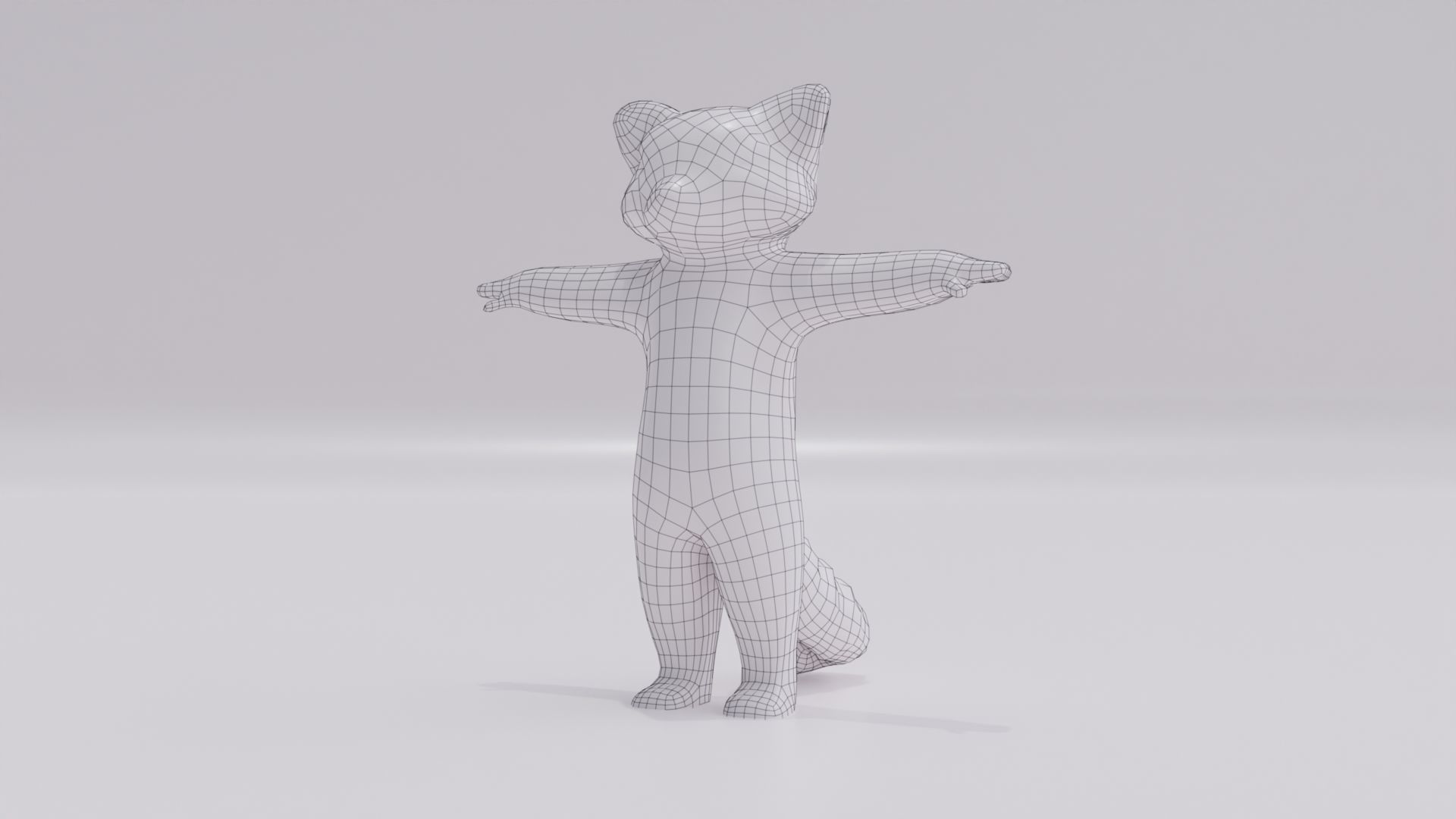 Red Panda Character T-Pose free VR / AR / low-poly 3D model | CGTrader