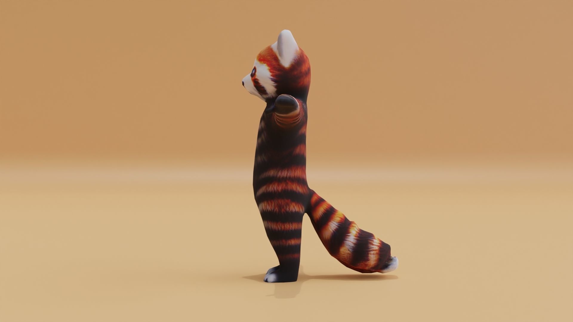 Red Panda Character T-Pose free VR / AR / low-poly 3D model | CGTrader