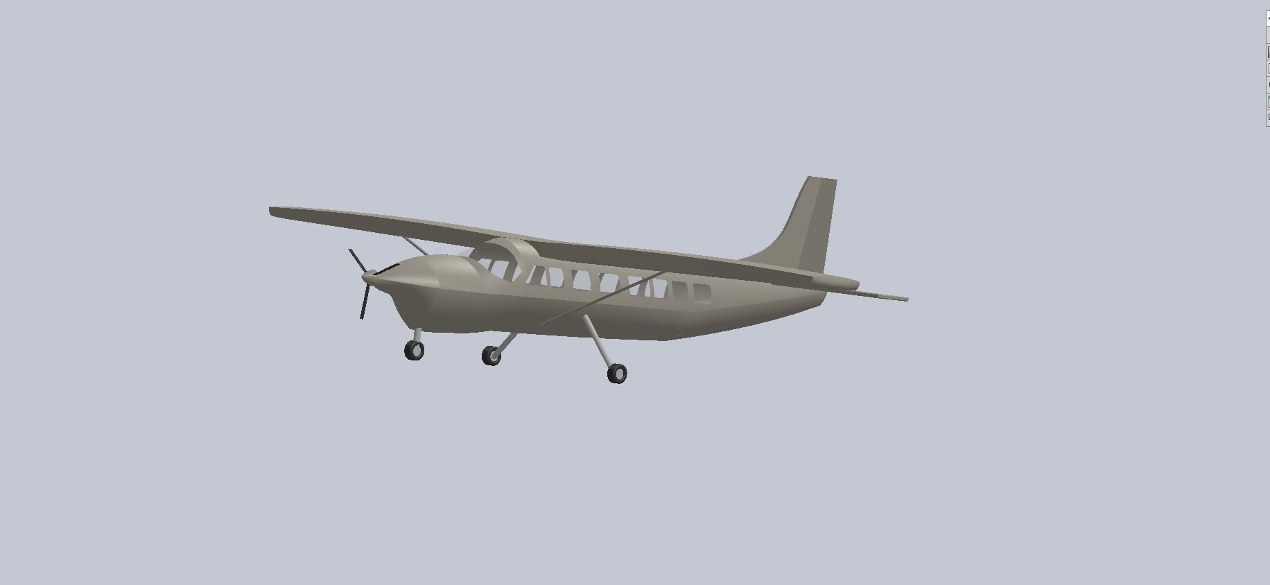 Cessna Caravan 208 free 3D model | CGTrader