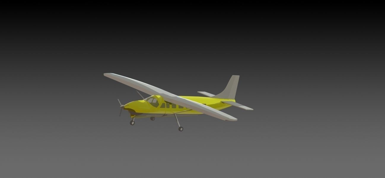 Cessna Caravan 208 free 3D model | CGTrader