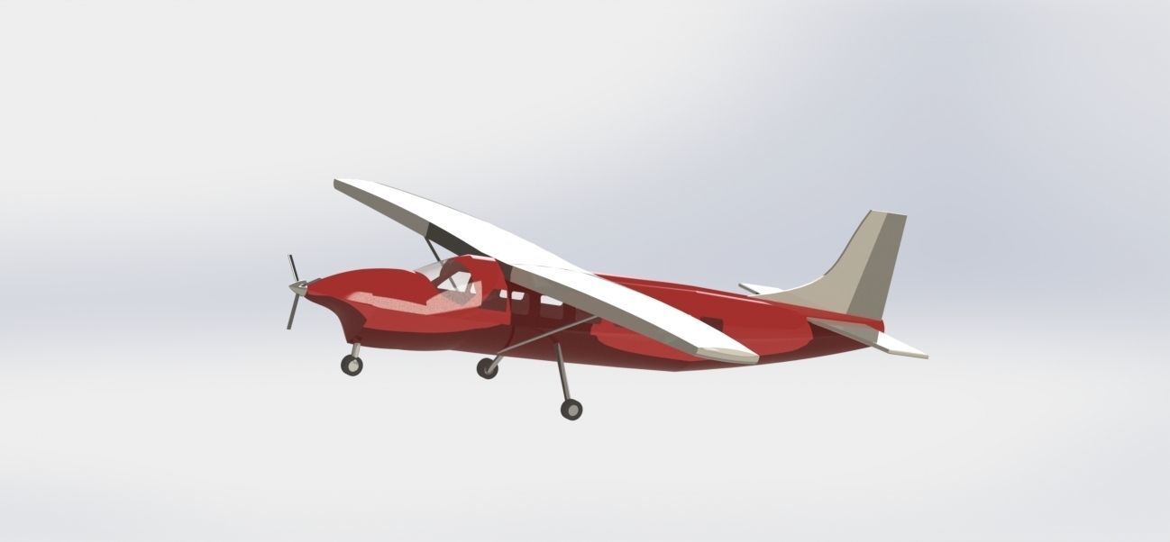 Cessna Caravan 208 free 3D model | CGTrader