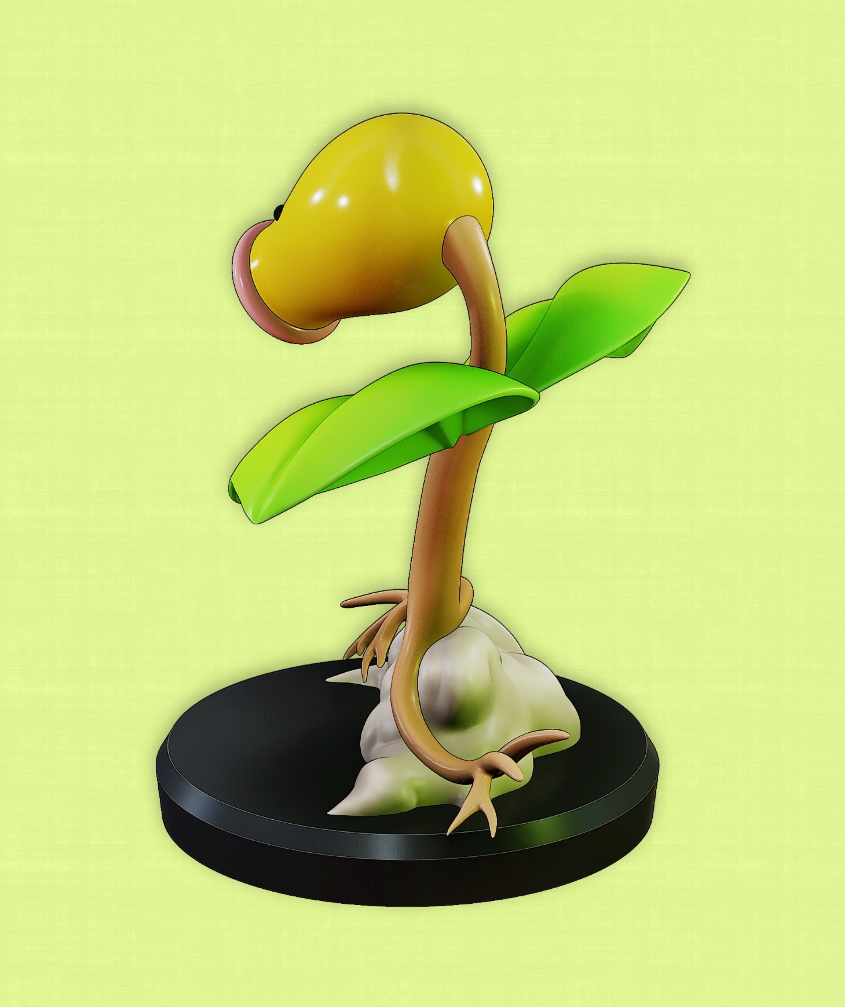 Bellsprout - Pokemon free 3D model 3D printable | CGTrader