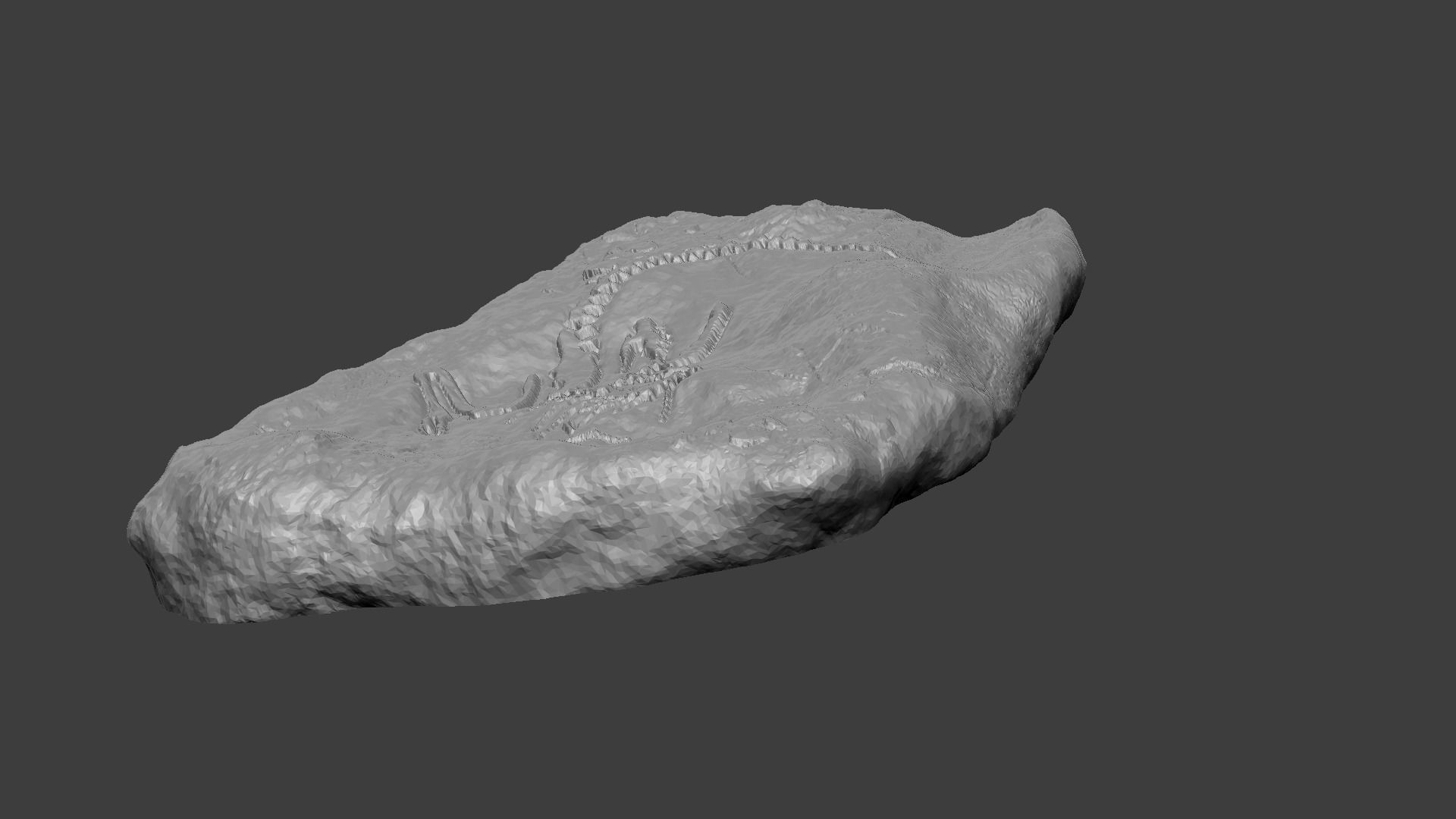 Tyrannosaur Complete Mineral Fossile - Realistic Printable Resin 3D ...
