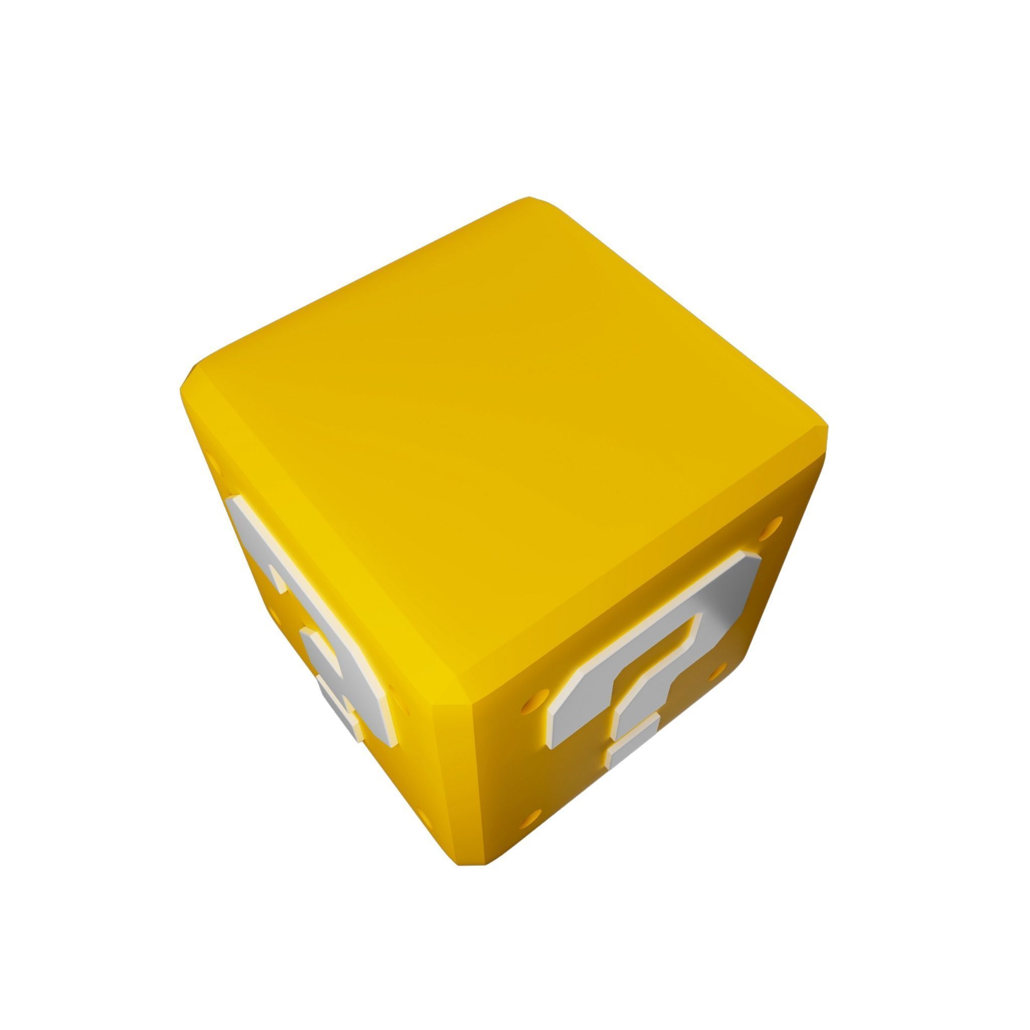 Cube mario question free 3D model | CGTrader
