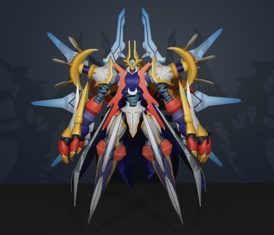 grac novamon 3D model animated rigged | CGTrader