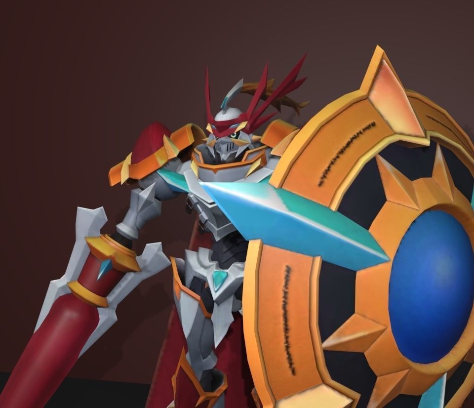 gallantmon 3D model animated rigged | CGTrader