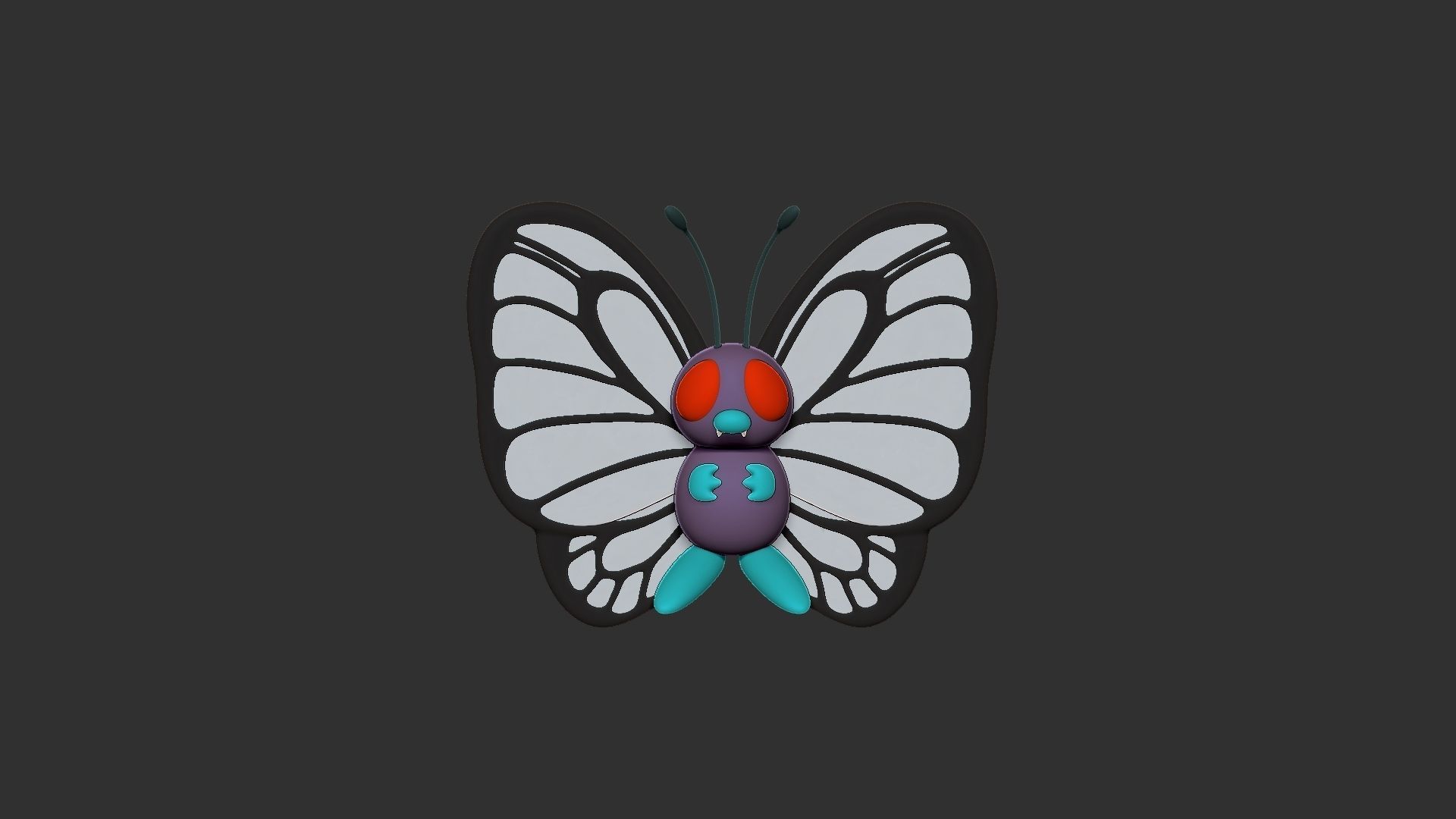 POkemon caterpie evolution pack 3D model 3D printable | CGTrader