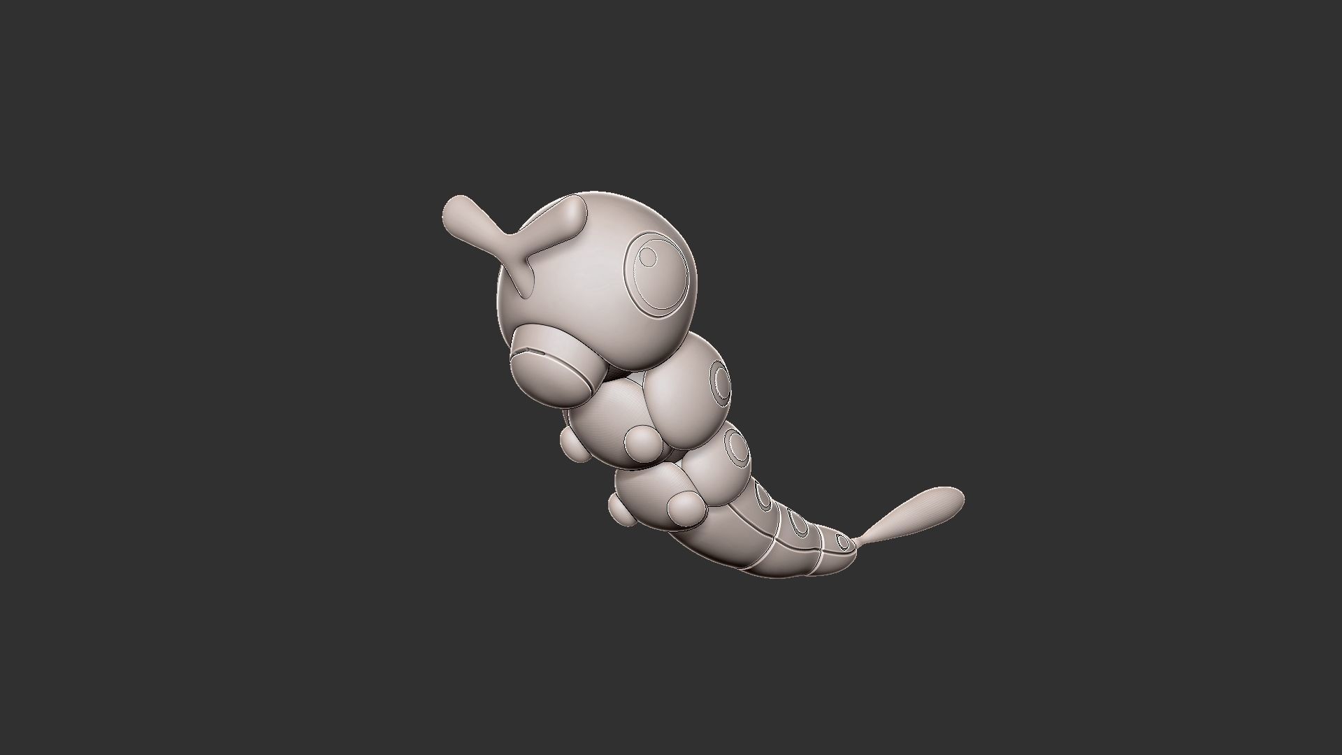 POkemon caterpie evolution pack 3D model 3D printable | CGTrader
